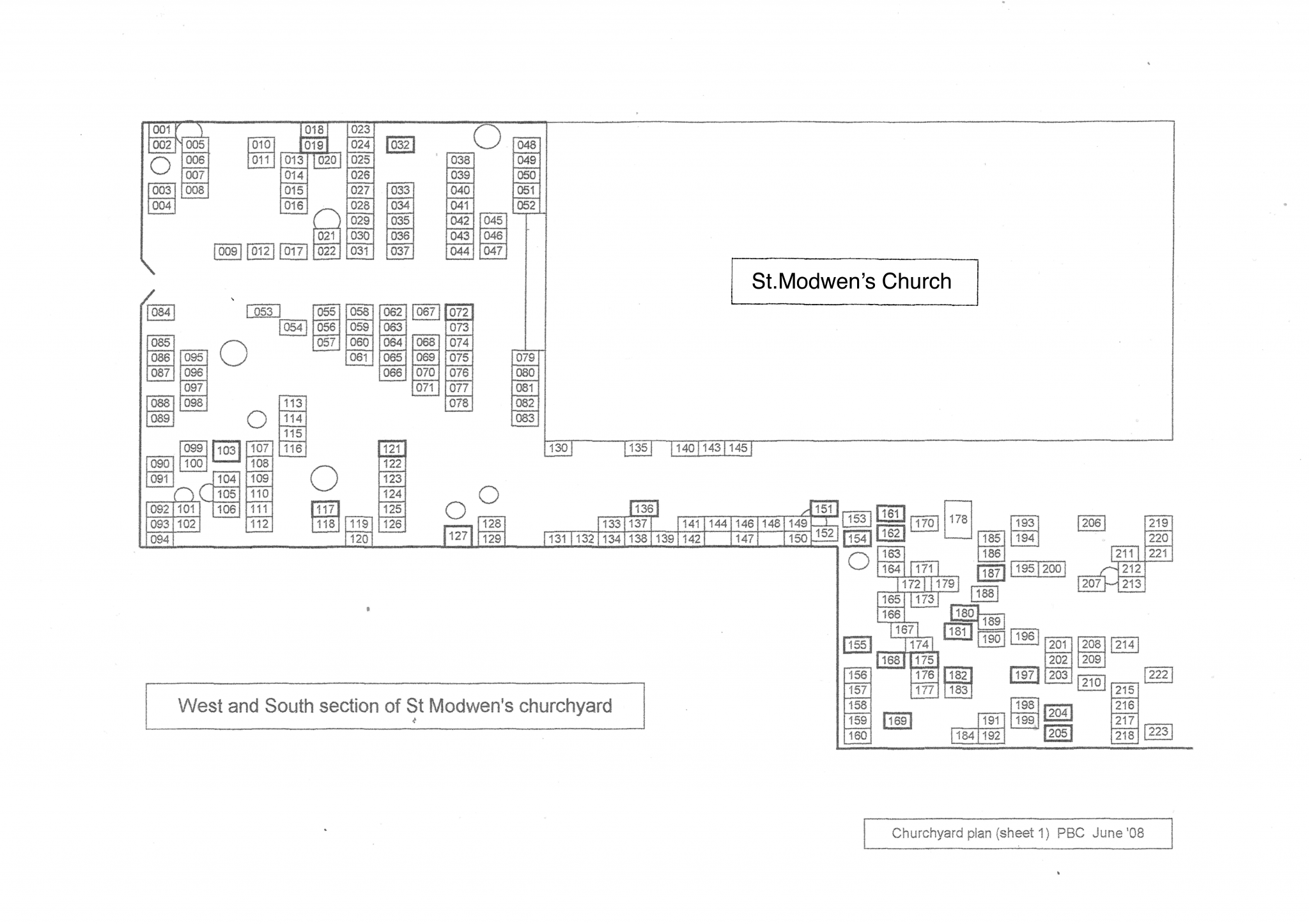 Church Maps - St Modwen's Church